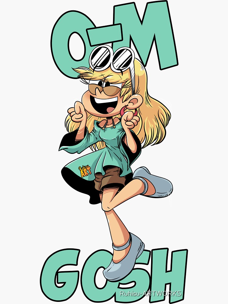 "OM GOSH!" Sticker for Sale by Ruhisu-ARTWORKS | Redbubble
