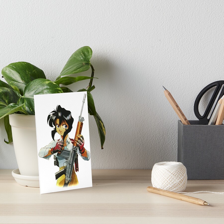 "Irene "Rally" Vincent | Gunsmith Cats" Art Board Print by muwumbe ...