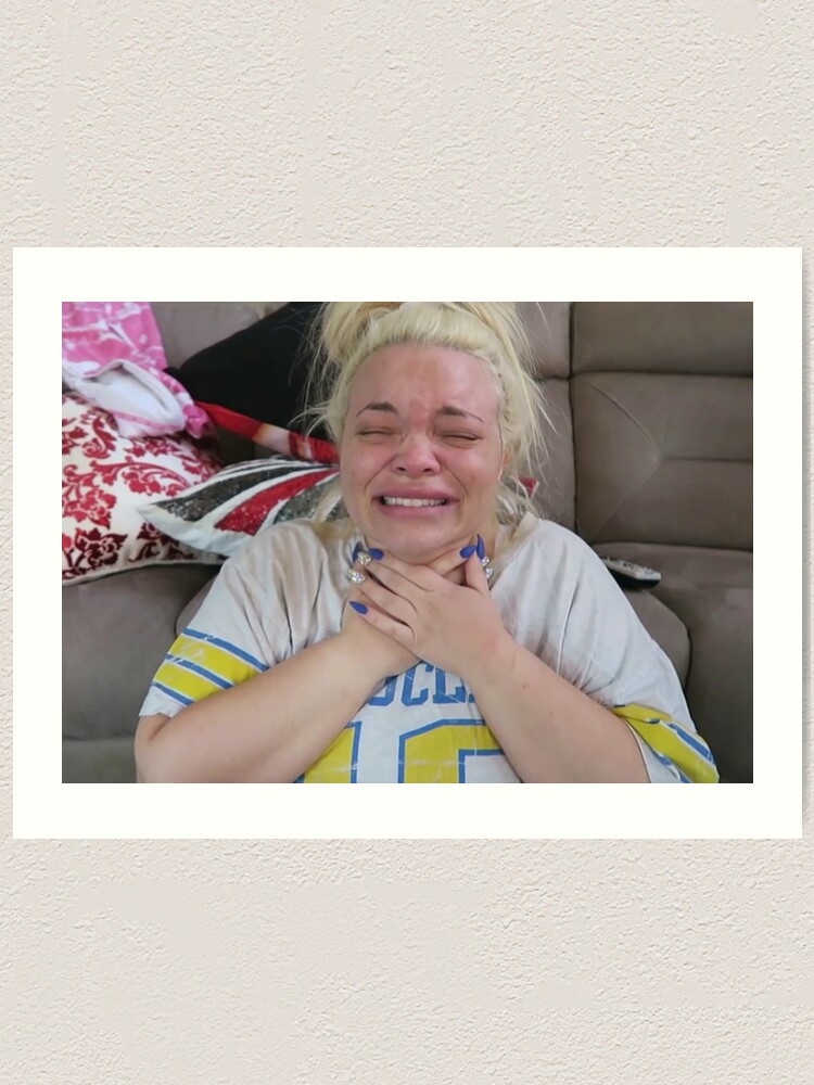 "Trisha Paytas Crying Meme" Art Print by mattysus | Redbubble