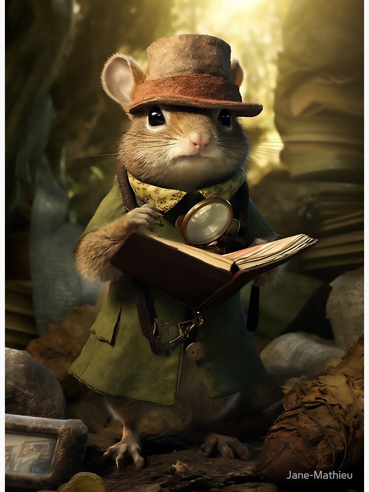 "A squirrel dressed as an archaeologist" Photographic Print for Sale by ...