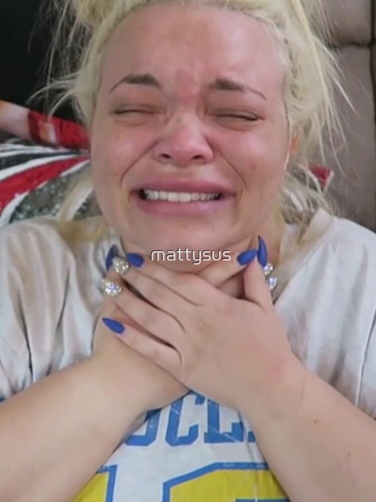 "Trisha Paytas Crying Meme" iPhone Case for Sale by mattysus | Redbubble