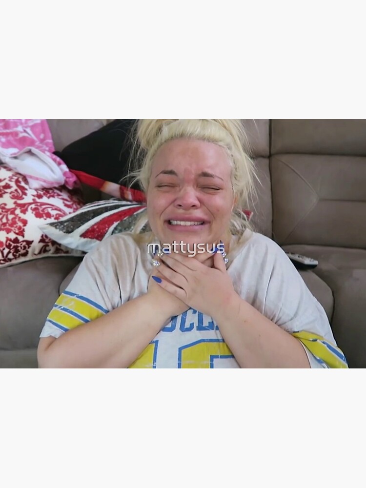 "Trisha Paytas Crying Meme" Hardcover Journal by mattysus | Redbubble