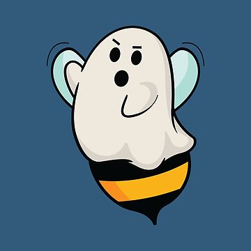 "Boo bees scary bumble bee halloween ghost " Sticker for Sale by ...
