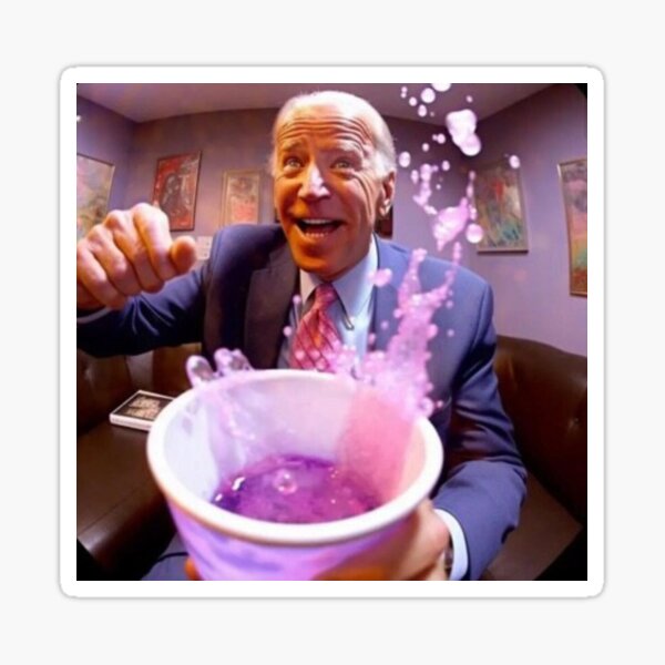 "joe biden lean" Sticker by nismod | Redbubble