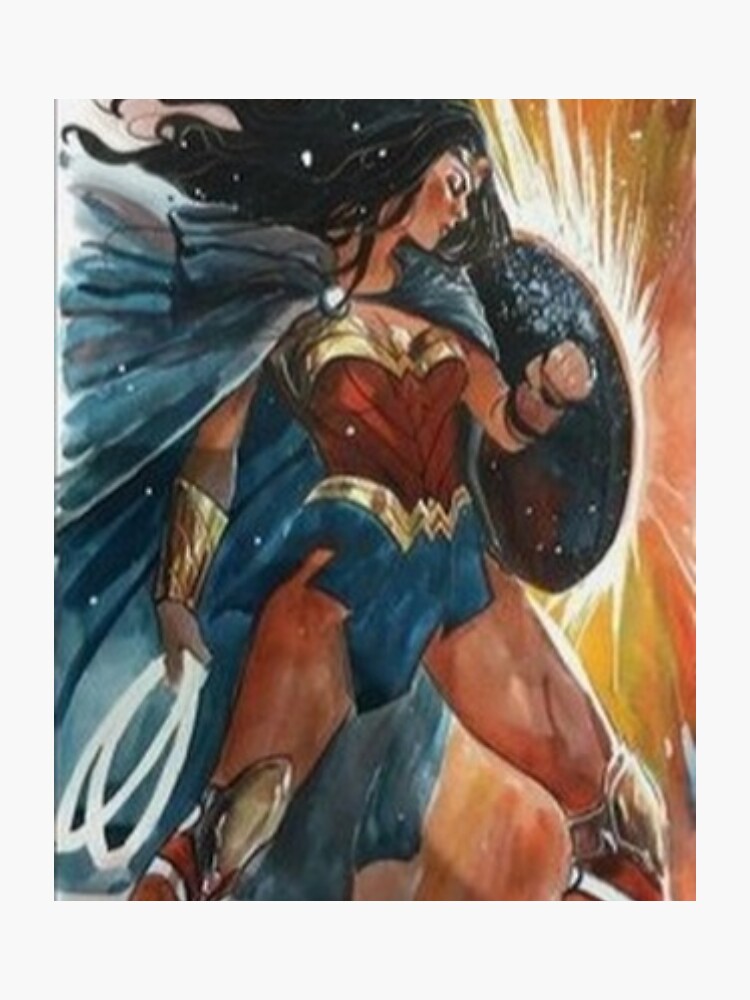 "Wonder Woman" Sticker by olbapzaid | Redbubble