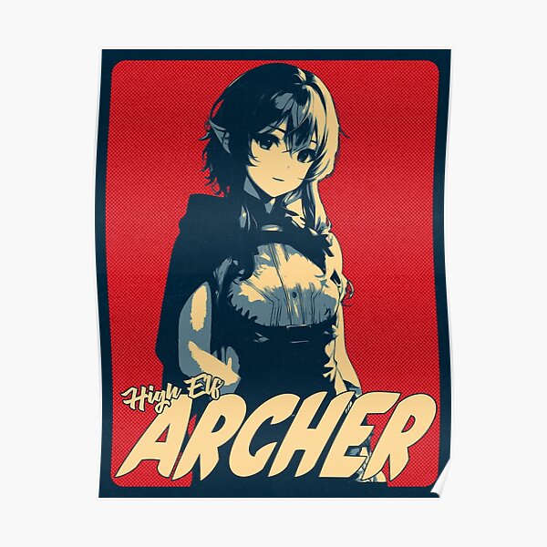 High Elf Archer Vintage Poster For Sale By Ikaxii Redbubble