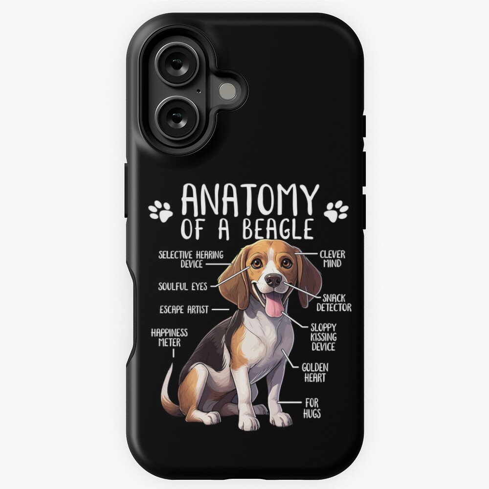 "Funny Beagle Anatomy Beagle Dog Lover" Sticker for Sale by la-nynx | Redbubble