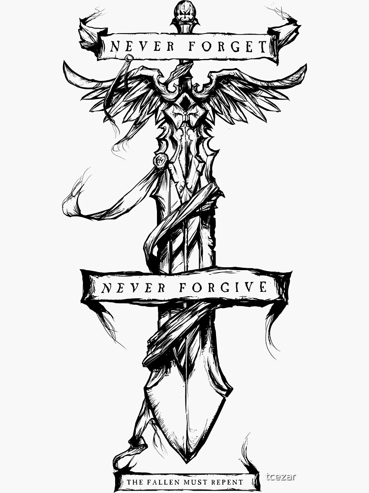 "Never forget [Dark]" Sticker for Sale by tcezar | Redbubble