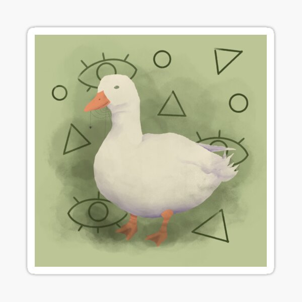 "Eldritch Horror Duck" Sticker for Sale by gessoduck | Redbubble