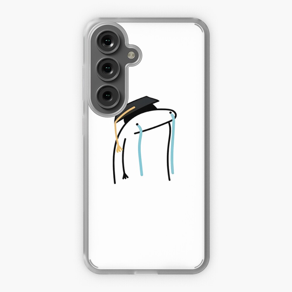"Flork crying with degree hat" Sticker for Sale by bippity-boppity ...