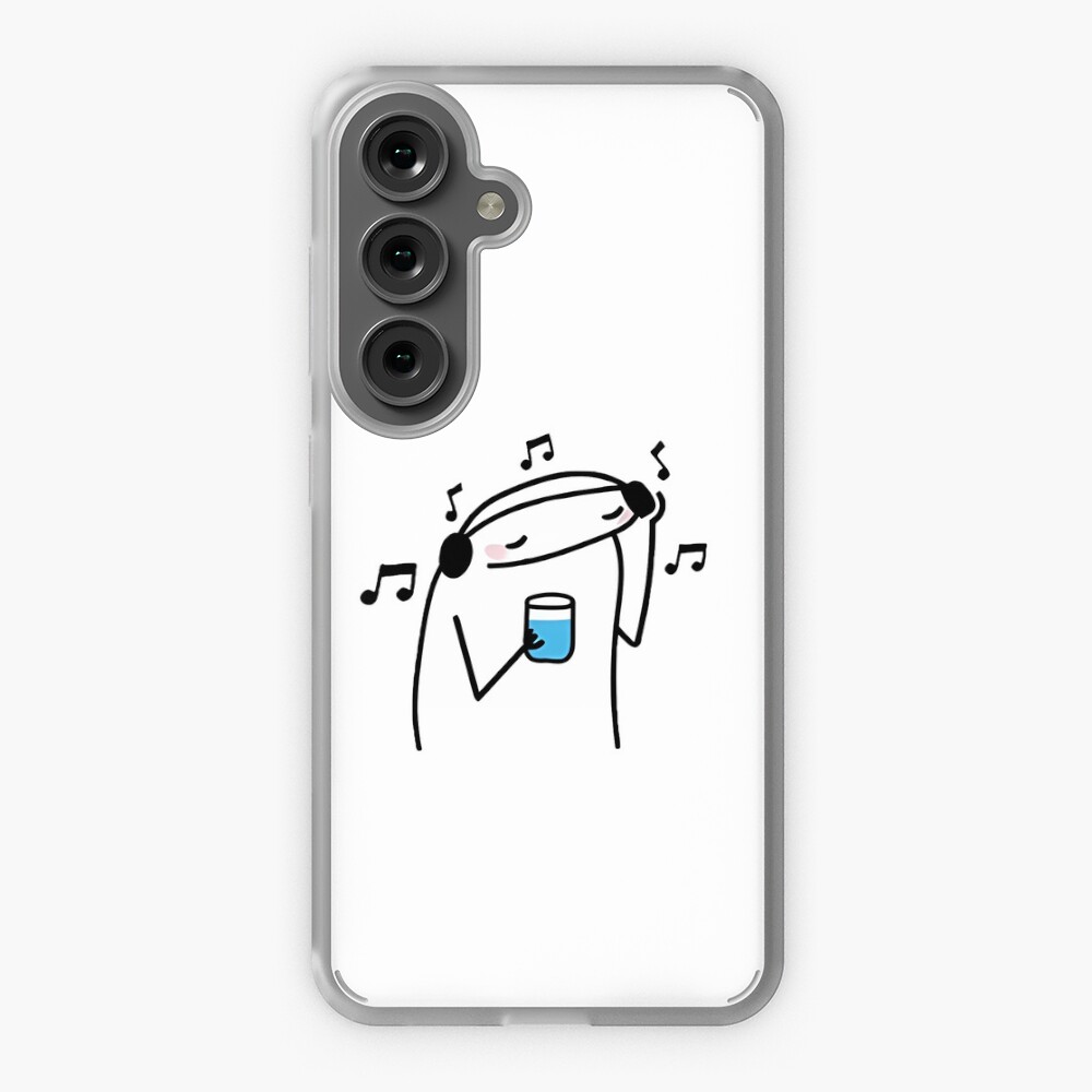 "Flork listening music sticker" Sticker for Sale by bippity-boppity ...