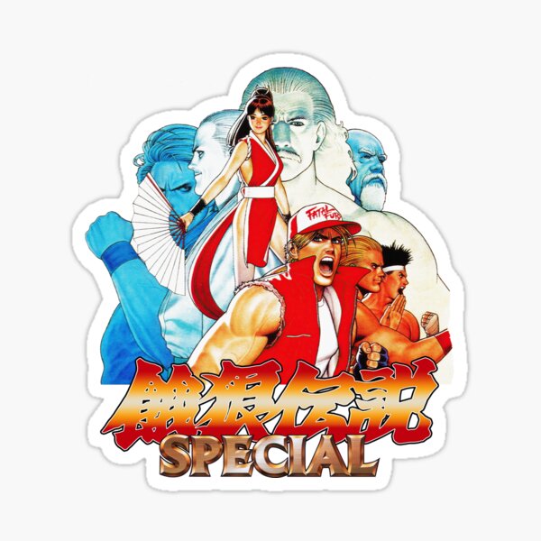 "SNK's Fatal Fury Special Japanese Artwork" Sticker for Sale by ...
