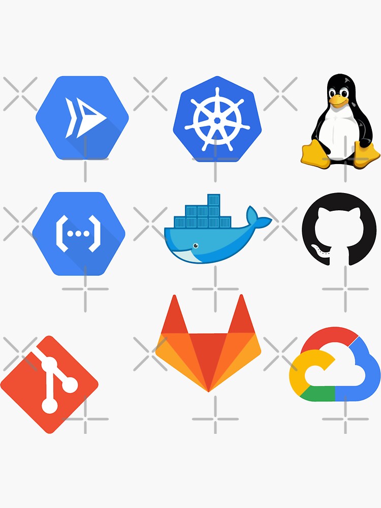 "Kubernetes DevOps Pack" Sticker for Sale by TechTeez | Redbubble