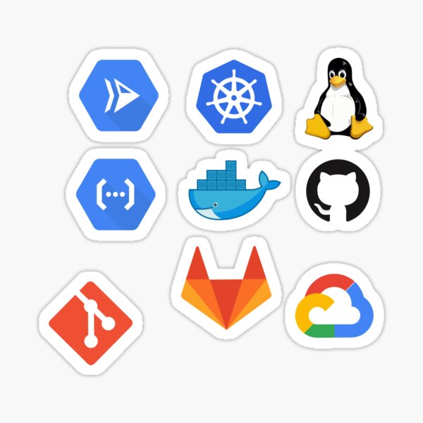 "Kubernetes DevOps Pack" Sticker for Sale by TechTeez | Redbubble