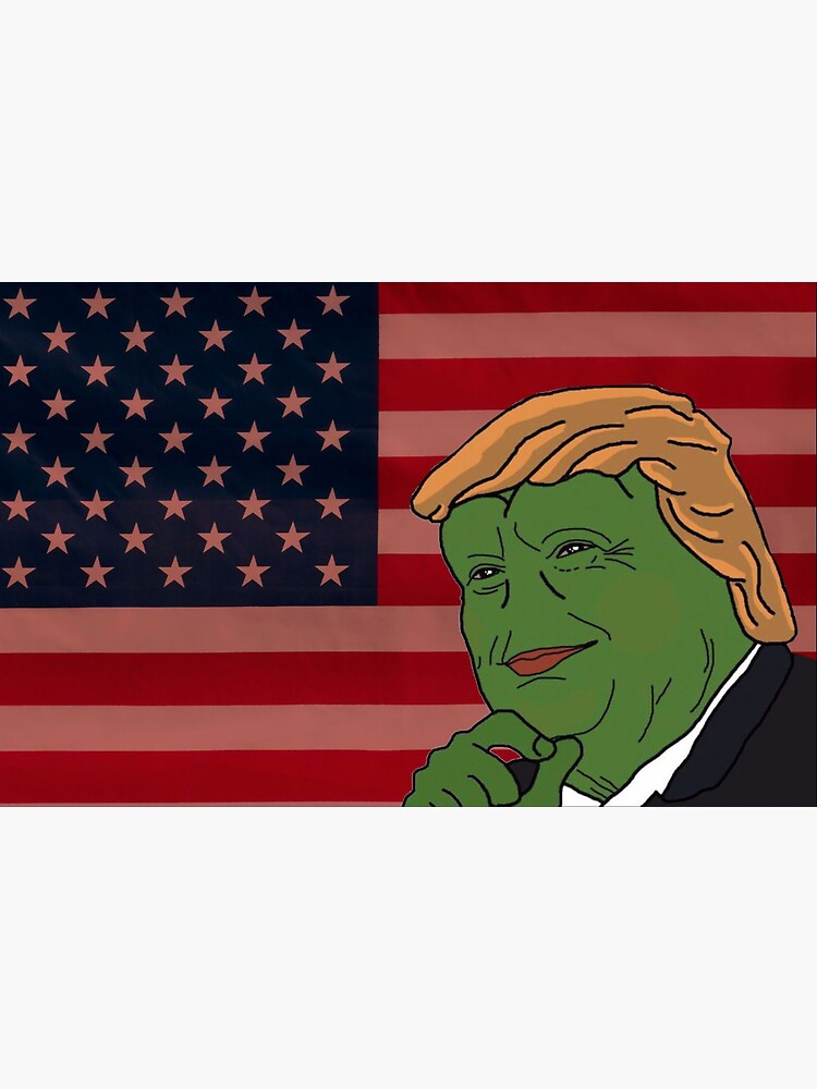 "Donald Trump Pepe Meme" Sticker for Sale by EpicProductsInc | Redbubble