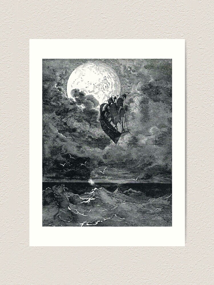 "A Voyage to the Moon - Gustave Dore" Art Print for Sale by ...