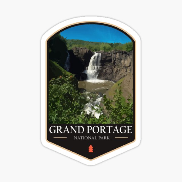 "Grand Portage State Park Minnesota Souvenirs Vintage Waterfall Camping ...