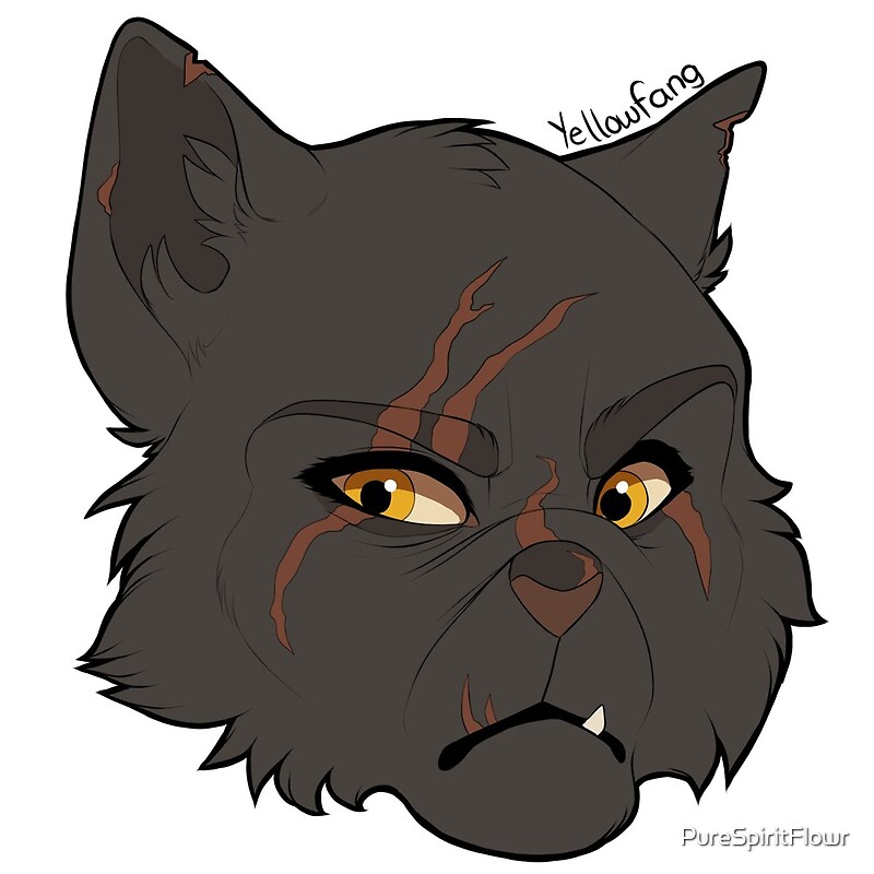 "Yellowfang Warrior Cats" by PureSpiritFlowr | Redbubble