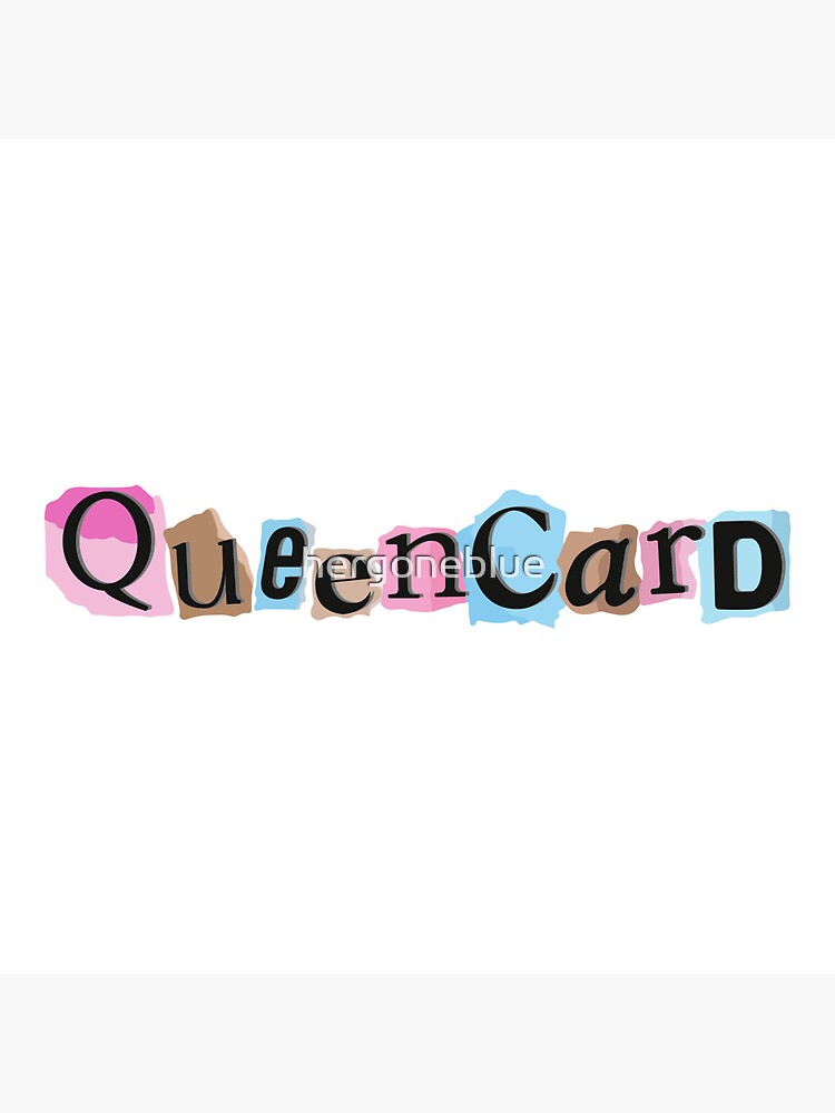 "Queencard by GIDLE" Sticker by hergoneblue | Redbubble