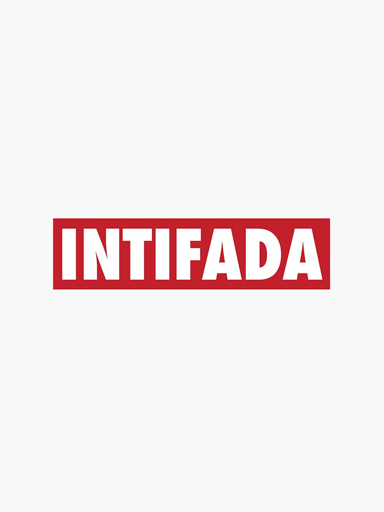 "INTIFADA" Sticker for Sale by ibrahimsab | Redbubble