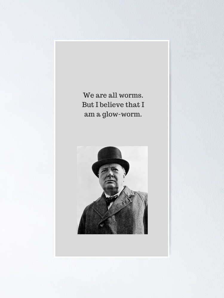 "Winston Churchill's sense of humor" Poster for Sale by cannon777 ...