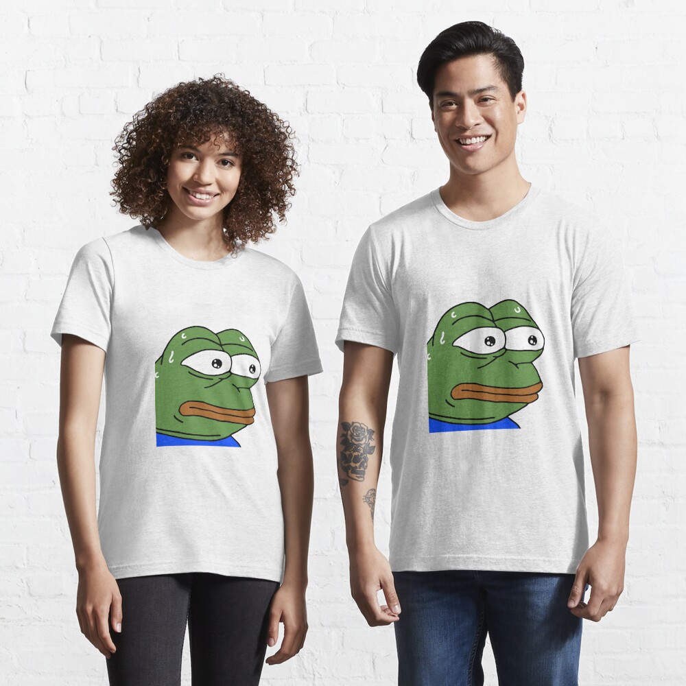 "monkaS Twitch Emote" T-shirt for Sale by mattysus | Redbubble | monkas ...