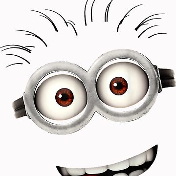 "Despicable Me Minions Bob Smiling Face " Sticker for Sale by OwenRa ...