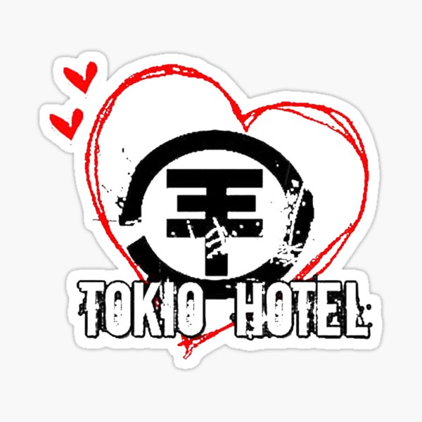 "TOKIO HOTEL BAND" Sticker for Sale by daviedhojira | Redbubble