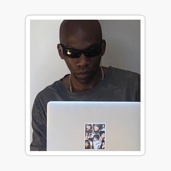 "dean blunt " Sticker for Sale by chaotic-items | Redbubble