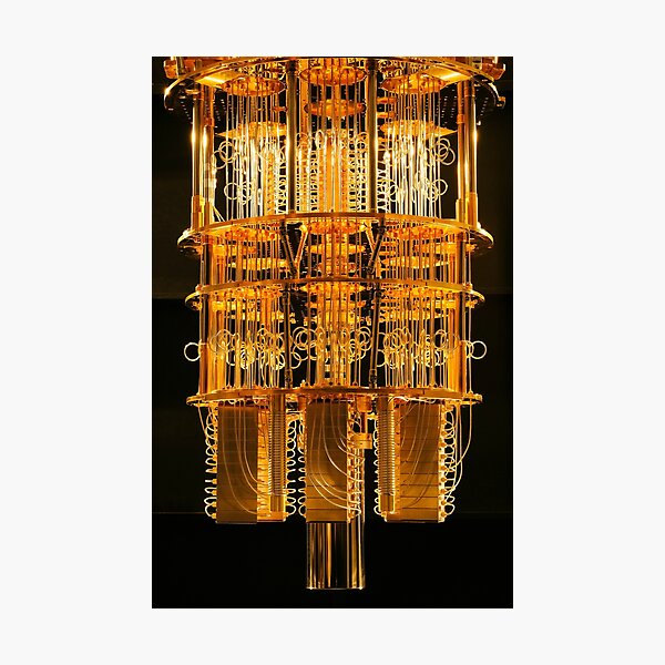 "IBM Q quantum computer cryostat (C040/4985)" Photographic Print for ...