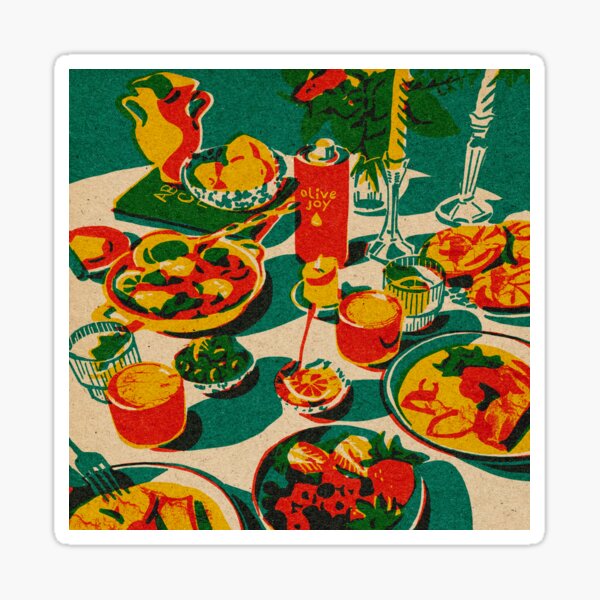 "brunch" Sticker for Sale by NINNNNNKI | Redbubble