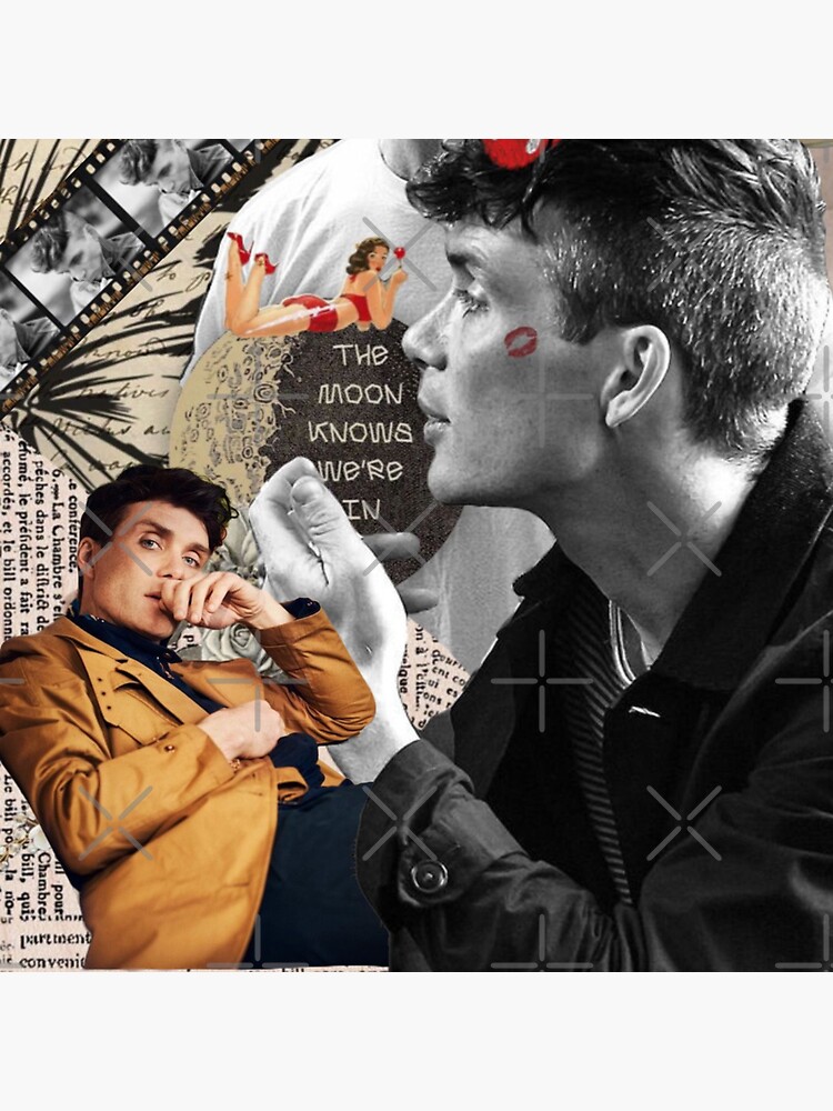 "Cillian Murphy photo collage " Sticker for Sale by heavyduck | Redbubble