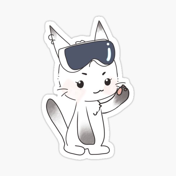 "Backdoor Ricky Cat" Sticker for Sale by nchankk1004 | Redbubble