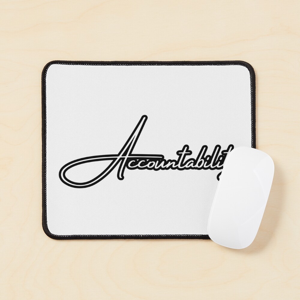 "Accountability" Sticker for Sale by mukuljindal | Redbubble