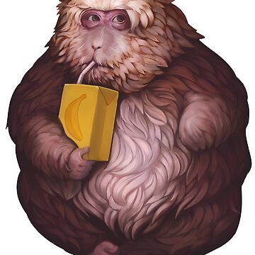 "XingXing Monkey " Sticker for Sale by RoundBoys | Redbubble