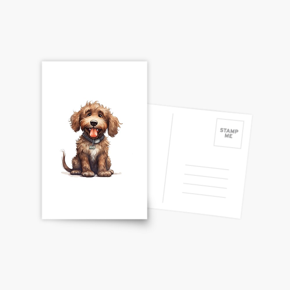 "Cute Labradoodle Dog" Sticker for Sale by A2Z-Printz | Redbubble
