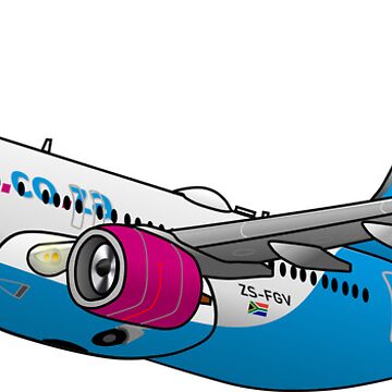 "Boeing 737-800 Flysafair" Sticker for Sale by Empty-R55 | Redbubble