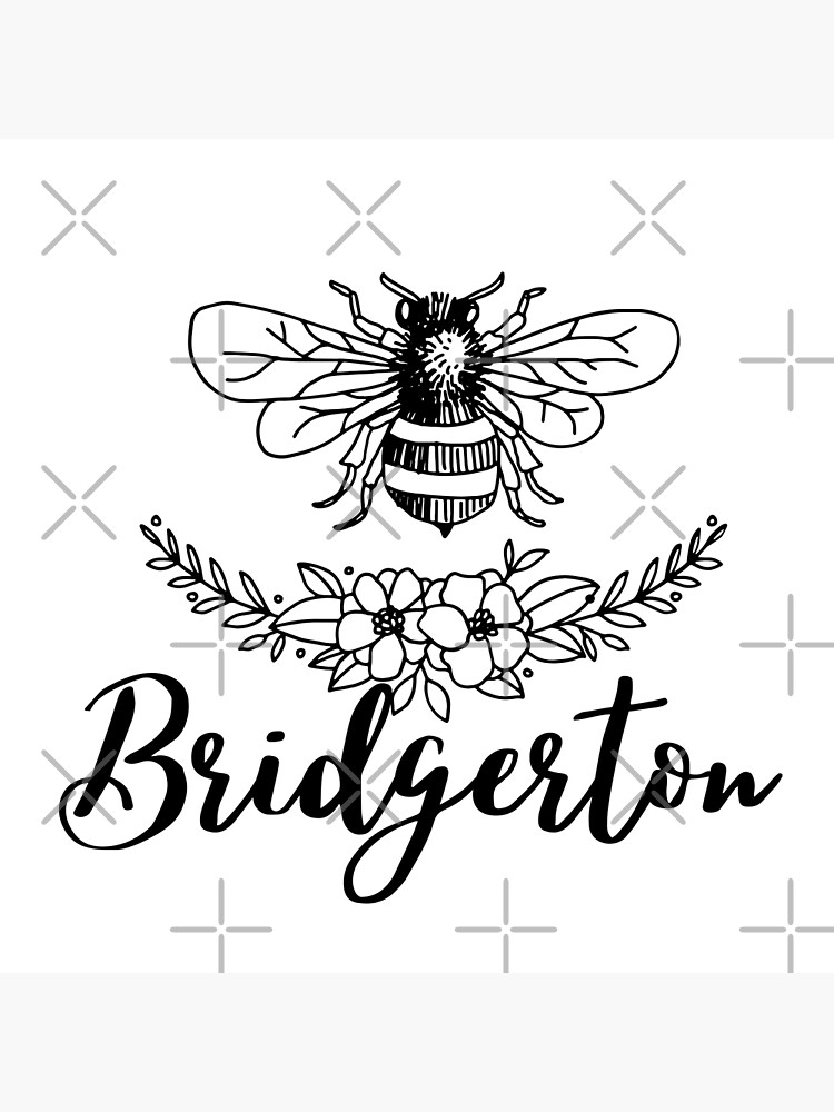 "bridgerton bees" Art Board Print by Leyzel | Redbubble