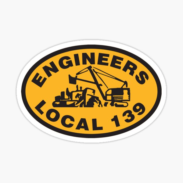 "Local 139 Engineers" Sticker for Sale by tayfisch | Redbubble