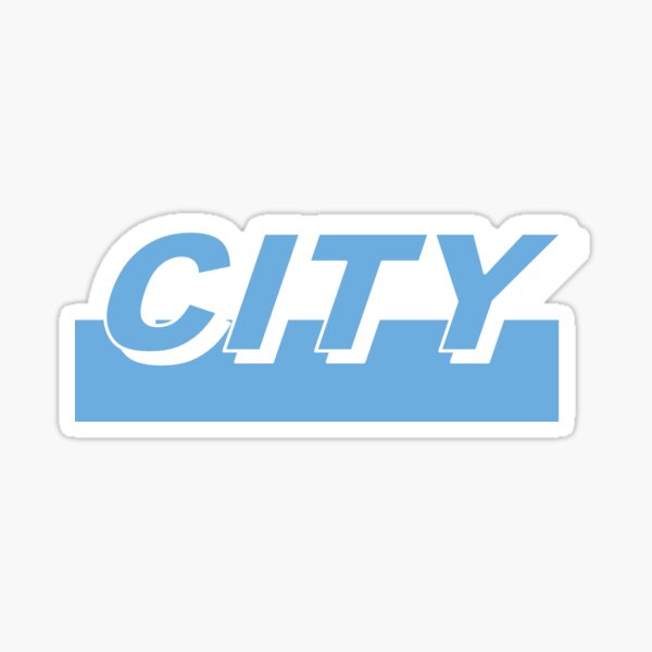 "Manchester City Logo" Sticker for Sale by JBeDesign | Redbubble