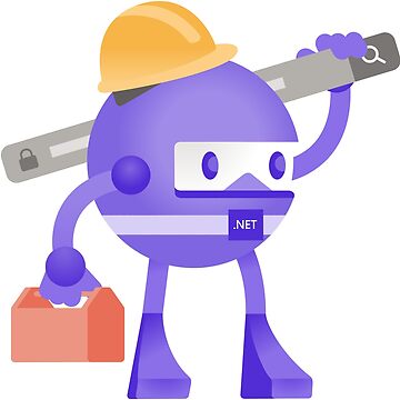 ".NET Bot Builder" Sticker for Sale by CodeProfessor | Redbubble