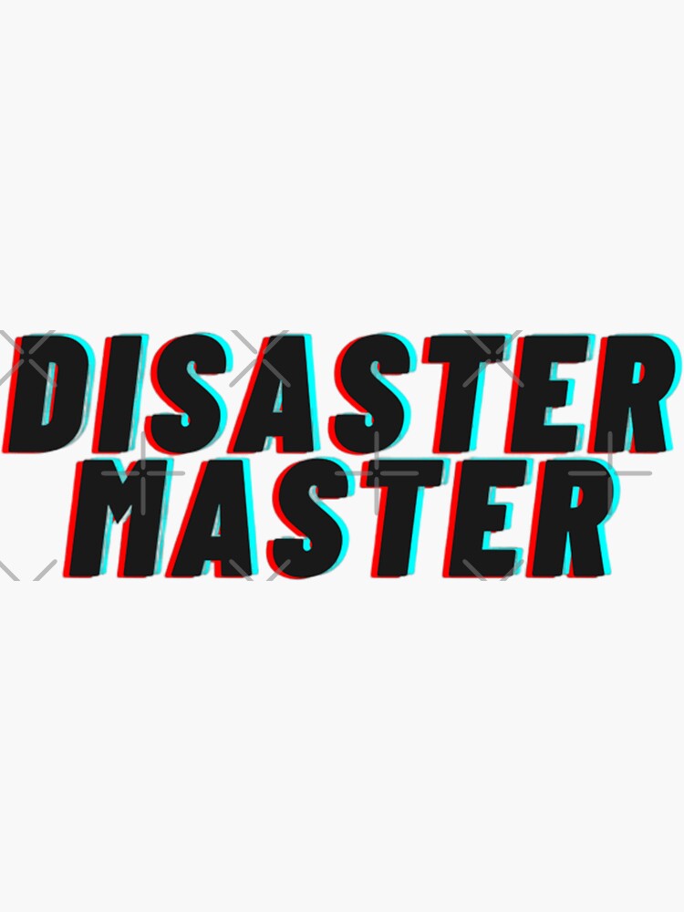 "Disaster Master - 3D" Sticker for Sale by MitigationZone | Redbubble