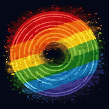 "Rainbow Circle" Sticker for Sale by Loot-Dragon | Redbubble