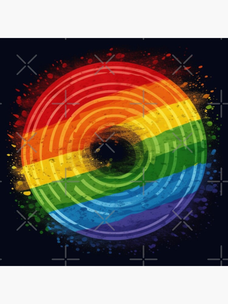 "Rainbow Circle" Sticker for Sale by Loot-Dragon | Redbubble