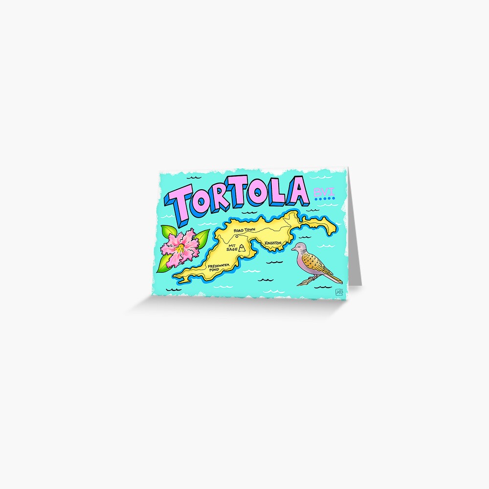 "Tortola BVI" Sticker for Sale by Wildharegrafix | Redbubble
