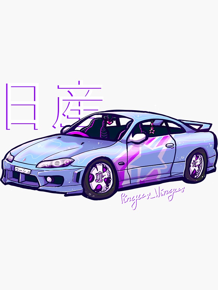 "Nissan Silvia S15" Sticker for Sale by PingusSelzStuff | Redbubble