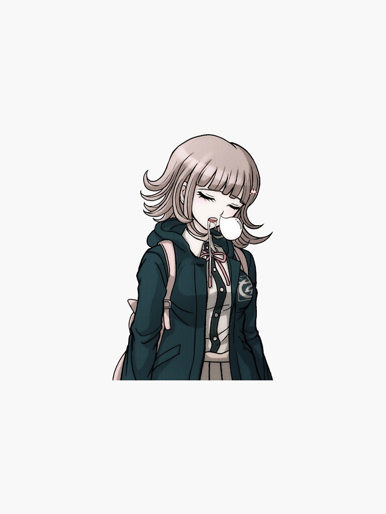 "Chiaki Nanami Danganronpa Sprite" Sticker for Sale by BriiMeme | Redbubble