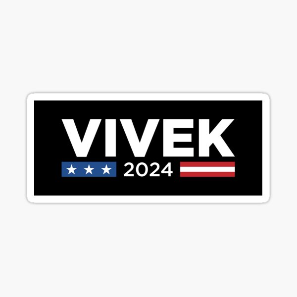 "Vivek 2024 For President Stars And Stripes" Sticker for Sale by ...