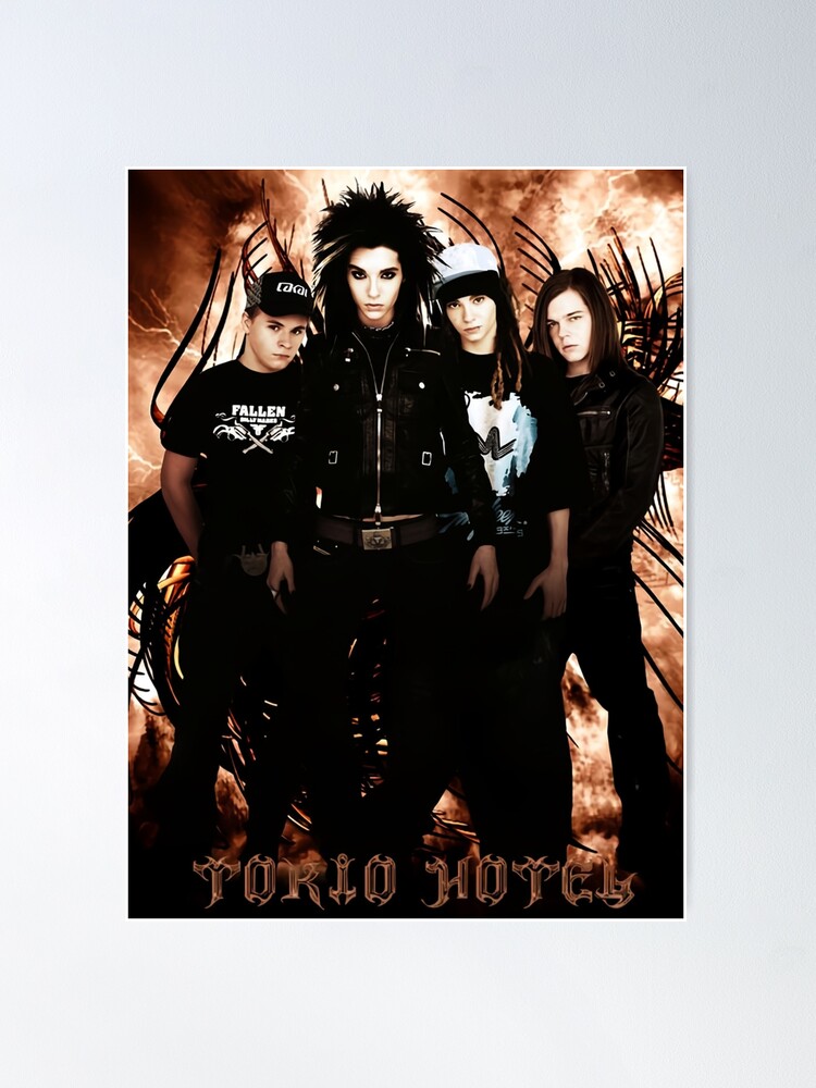Tokio Hotel Banda Pop Rock Póster, Tokio Hotel Miembros, Fan Regalo ...