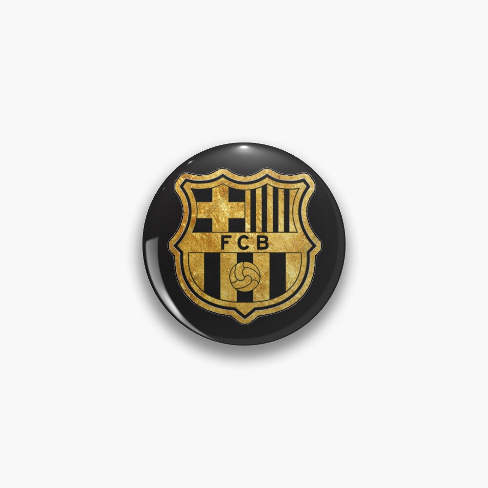 "Barcelona FC Logo Sticker - Gold " Sticker for Sale by CPProjects ...